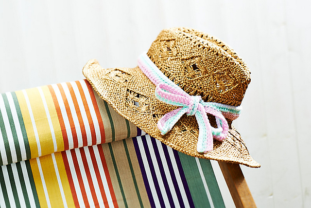 Ravelry: Sun hat ribbon pattern by Lucinda Ganderton