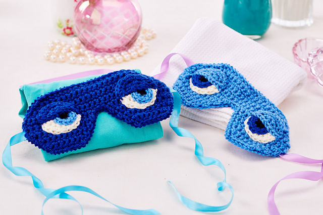 Ravelry: Sweet Dreams eye masks pattern by Susie Johns