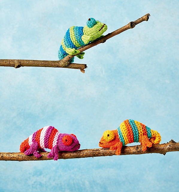 Ravelry: Mini Chameleons pattern by Sachiyo Ishii