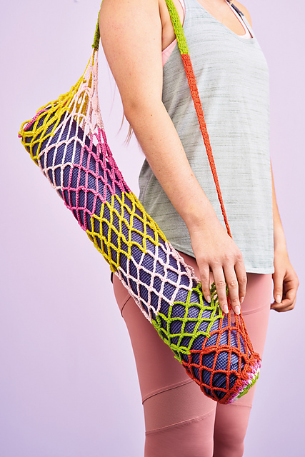 Ravelry: Yoga Mat Carrier pattern by Sarah Shrimpton