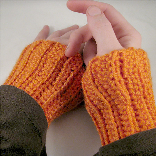 Ravelry: Flared Cuffs pattern by Jenn Wolfe Kaiser