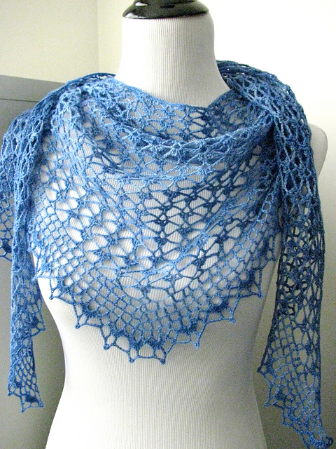 Ravelry: lifeadorned's Summer Sprigs Lace Scarf
