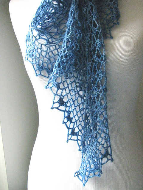 Ravelry: lifeadorned's Summer Sprigs Lace Scarf