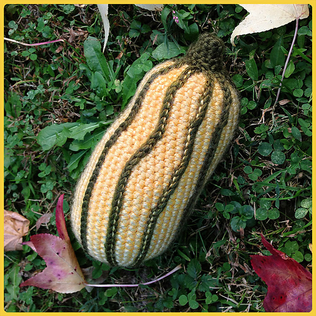 Ravelry: Delicata Squash pattern by Lilana Wofsey Dohnert