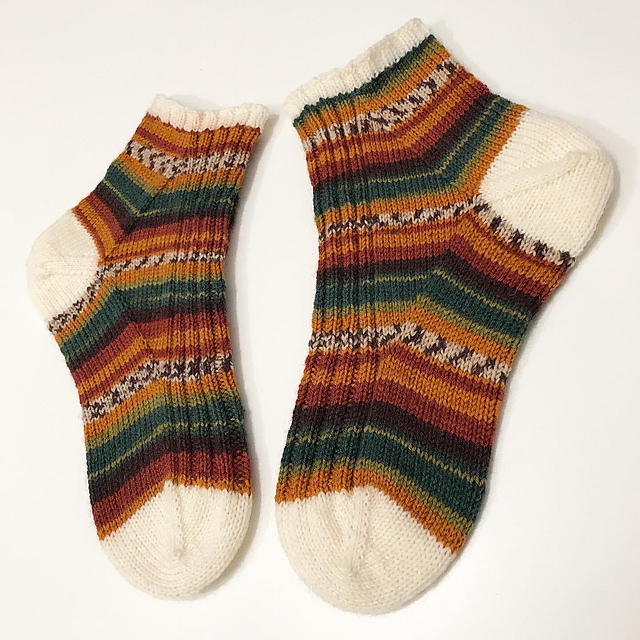 Ravelry: Afterthought heel socks with gusset pattern by Valto Ekaterina