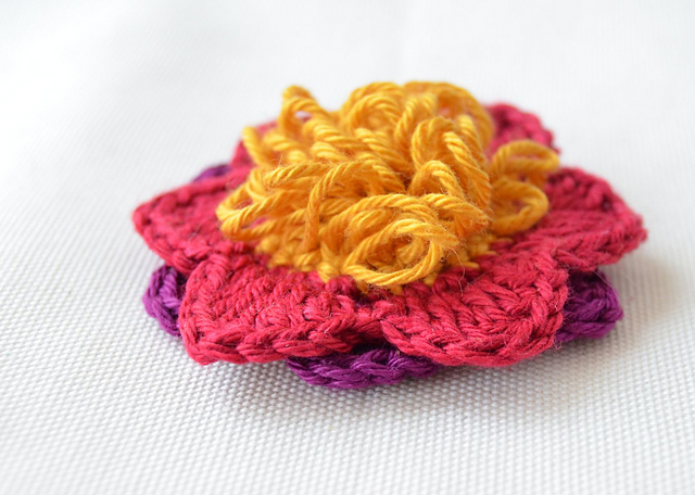 Ravelry: Loopy Flower Tutorial pattern by Tatsiana