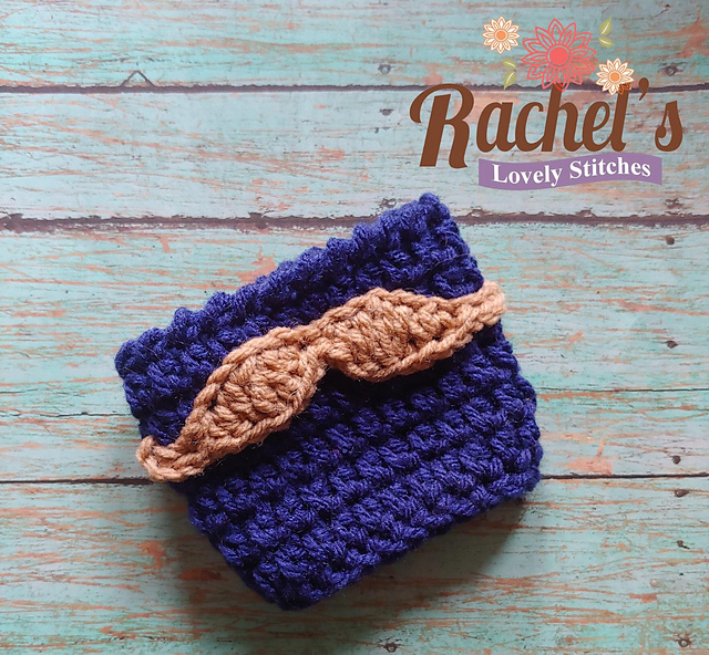 Ravelry: Mustache Cup Cozy pattern by Rachel Cantrell
