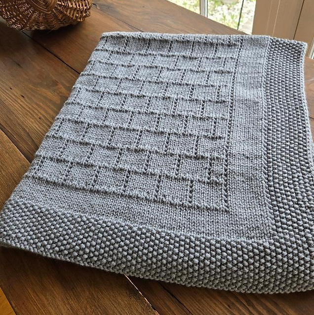 Ravelry: Ton of Bricks Baby Blanket pattern by Linda Gavaldon