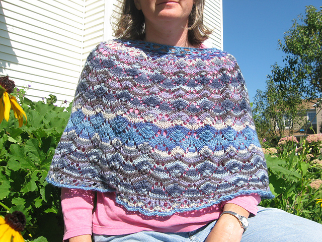 Ravelry: Itasca Poncho - Worsted Weight pattern by Linda Kuzma