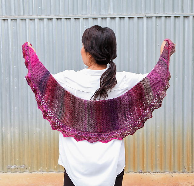 Ravelry: Chevron Lace Shawl pattern by Linda Permann
