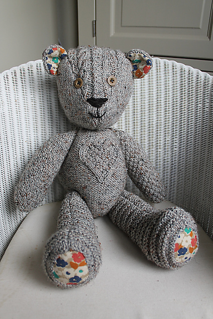 Ravelry: Heart Patchwork Bear pattern by Hayfield