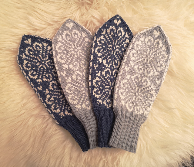 Ravelry: Synnøvevotten pattern by Line Johansen