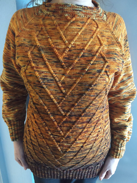 Ravelry: Cone cable sweater pattern by Marian Raileanu-Cristea