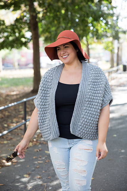 Ravelry: Textured Cardigan pattern by Lion Brand Yarn