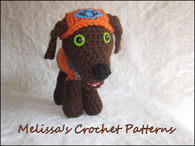 Ravelry: Zuma from Paw Patrol pattern by Melissa's Crochet Patterns