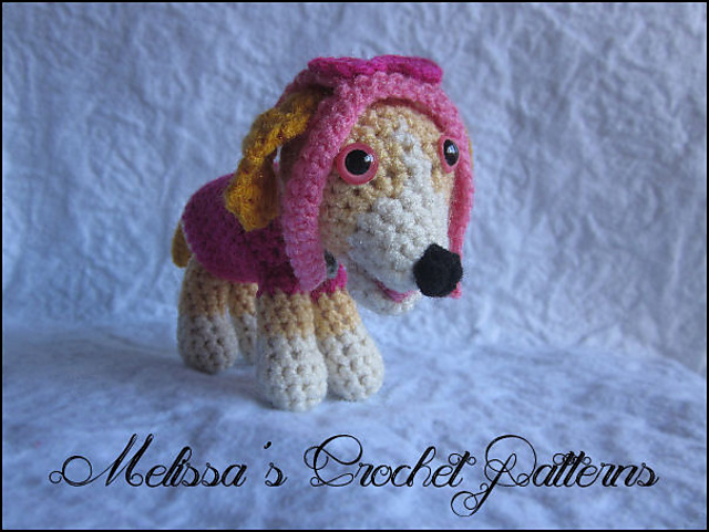 Ravelry: Skye from Paw Patrol pattern by Melissa's Crochet Patterns