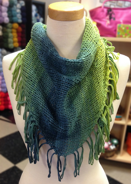Ravelry: Ribbon Fringed Scarf pattern by Keely Stuever-Northup