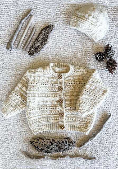 Ravelry: Lowen Cardi and Hat - Bc150 pattern by Lisa Craig