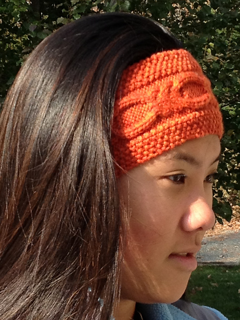 Ravelry: Knotty Cabled Earwarmer pattern by Lisa McFetridge
