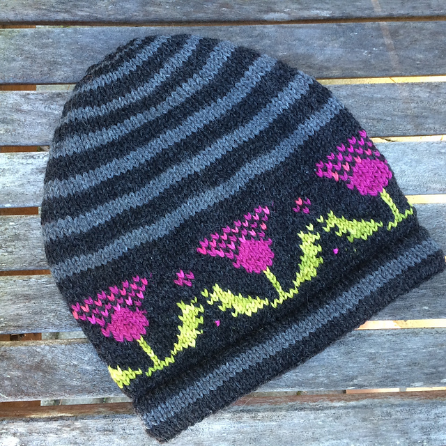 Ravelry: Muir Glenn Thistle Hat pattern by Lisa McFetridge