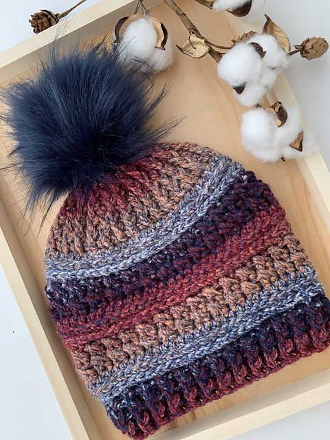 Ravelry: Sands of Change Beanie pattern by KJRB Stitching Corner
