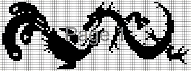 Ravelry: Dragon and Phoenix Grid pattern by Camie Rigirozzi