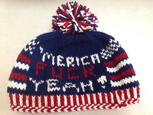 Ravelry: 'Merica Hat pattern by Fair Isle Cats