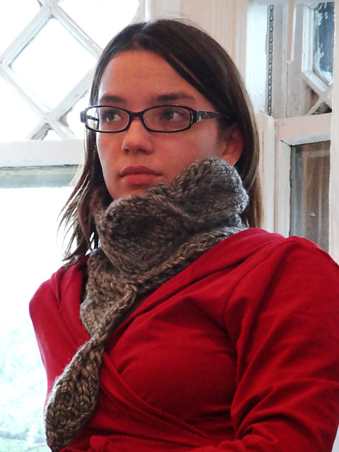 Ravelry: Cascading Leaves Cowl pattern by Anna Connors