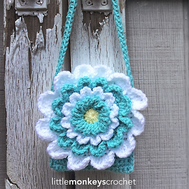 Ravelry: Little Girl's Wildflower Purse pattern by Rebecca Langford
