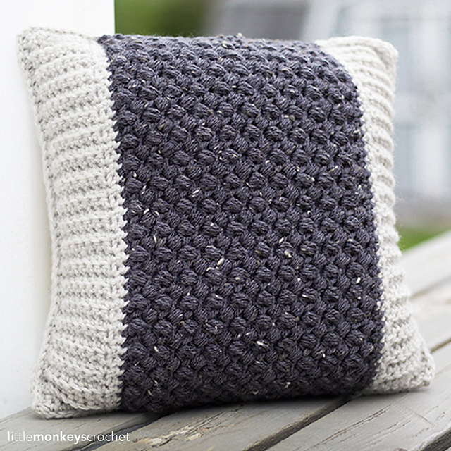 Ravelry: Bean Stitch Accent Pillow pattern by Rebecca Langford