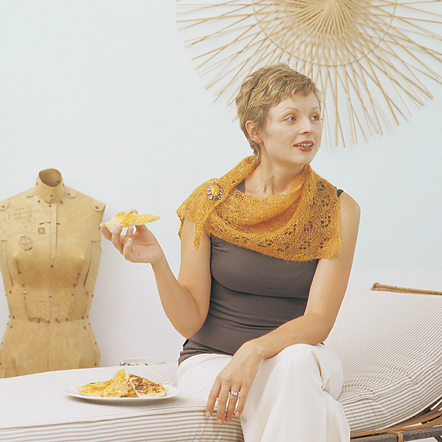 Ravelry: Lacy Kerchief (two versions) pattern by Kathryn Gunn