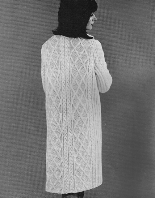 Ravelry: Aran coat and skirt pattern by Vogue Knitting