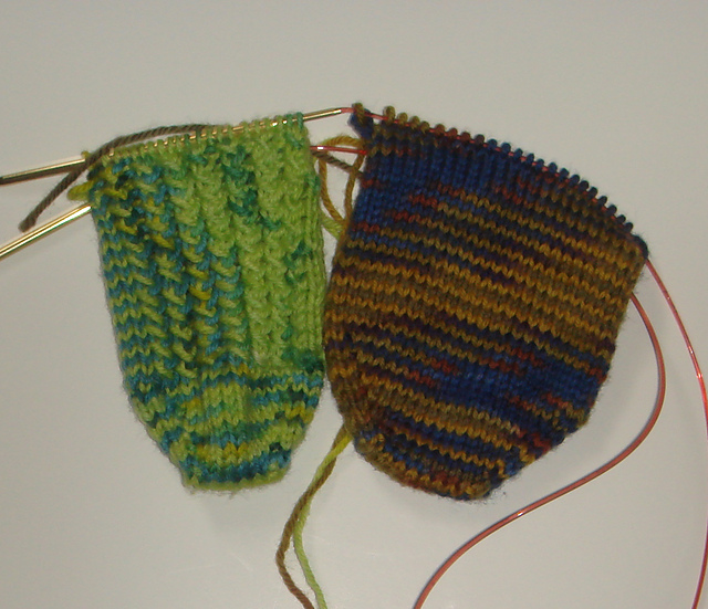 Ravelry: 2 @ Time Toe up Socks on Magic Loop for Beginners pattern by ...