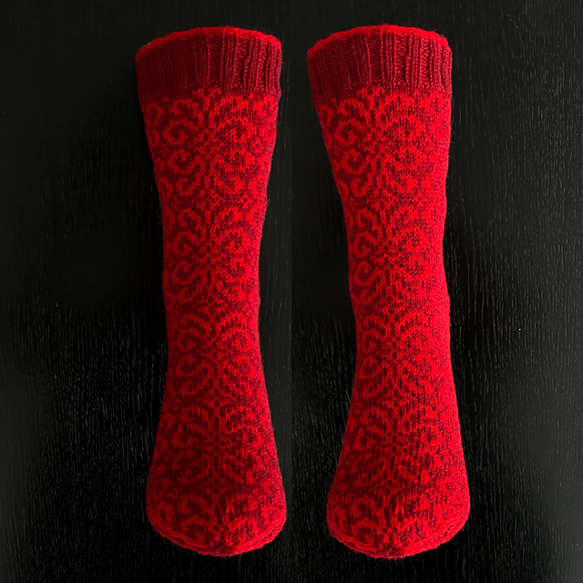Ravelry: liwes' Red socks