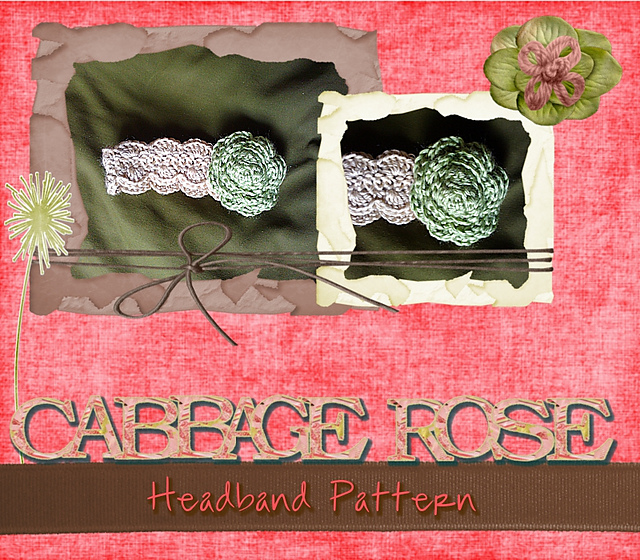 Ravelry: Cabbage Rose Headband pattern by Lizabeth McCool