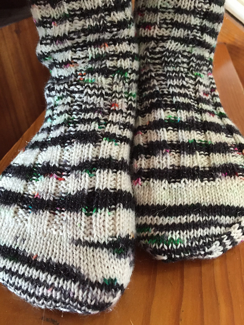 Ravelry: Aunt Agatha's Asymmetrical socks pattern by Cathy Jones