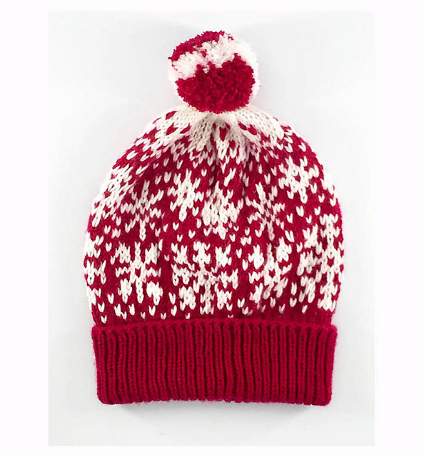 Ravelry: Snow Flurries & Flakes Hat pattern by LizzyLou Knits