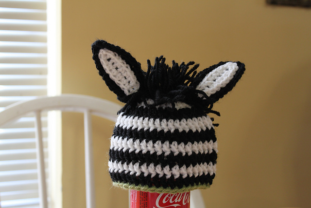 Ravelry: Baby Zebra Hat pattern by Amanda Dean