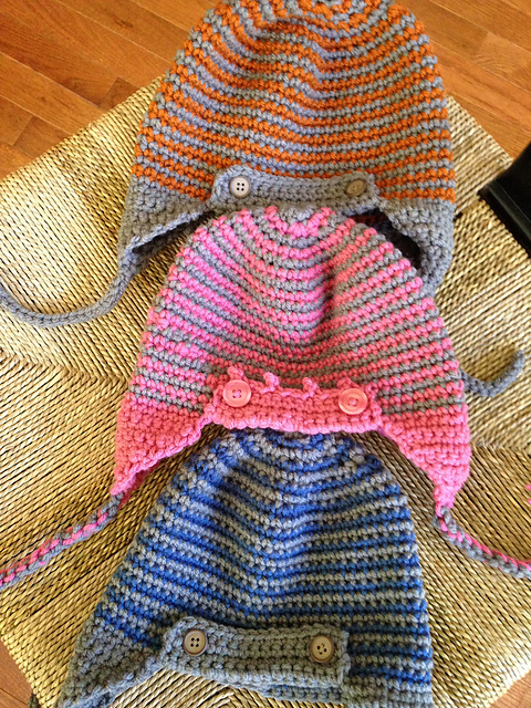 Ravelry: lklehman's Triplets Baby Sherlock Hats