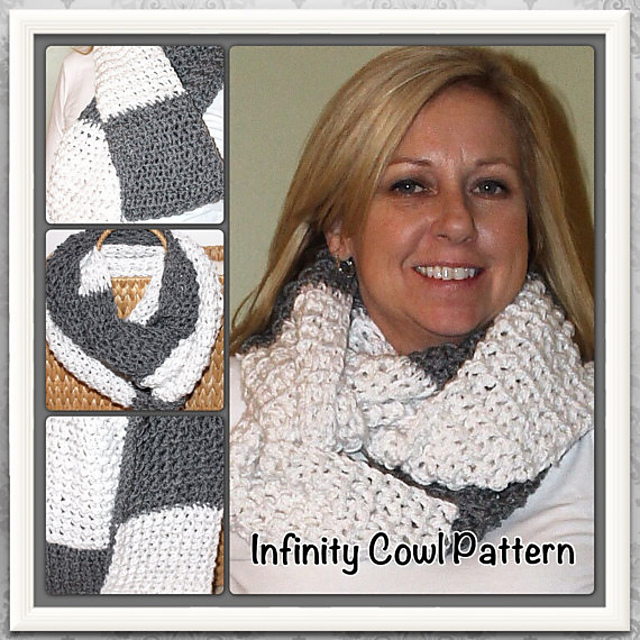 Ravelry: Infinity Cowl pattern by Knick Knack Krafty Shack