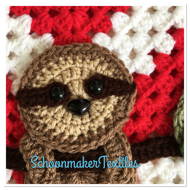 Ravelry: Baby Sloth Applique pattern by Lisa Schoonmaker