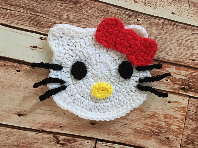 Ravelry: Hello Kitty Applique pattern by Lisa Schoonmaker