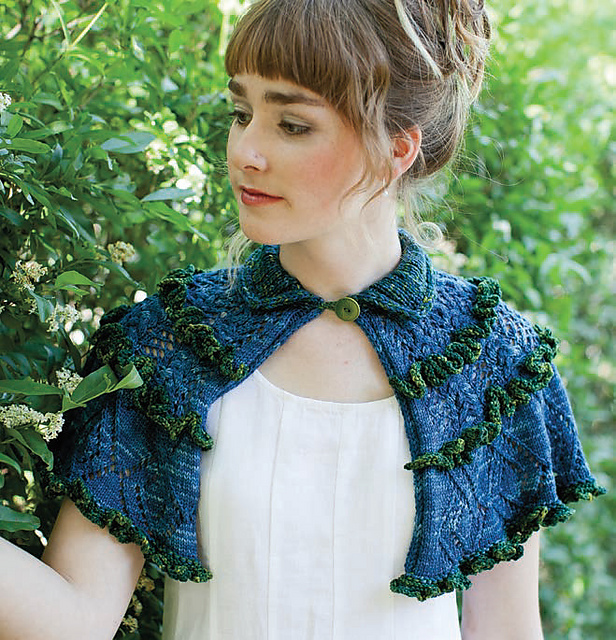 Ravelry: Ruffled Capelet pattern by Annie Modesitt