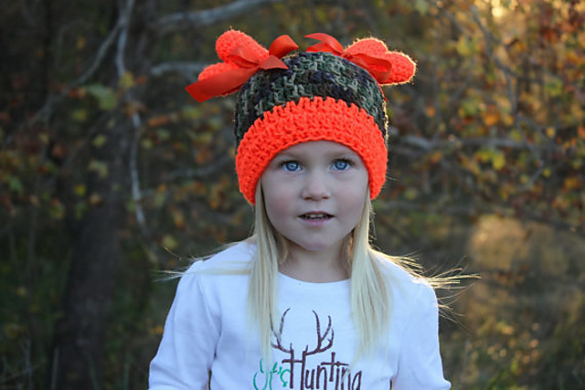 Ravelry: Camo Deer Hat pattern by L Noel Designs
