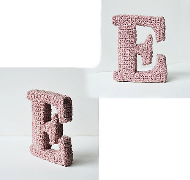 Ravelry: Letter E pattern by Joyce Overheul