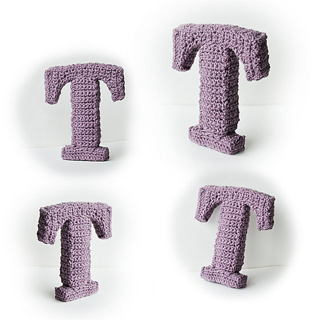 Ravelry: Letter T pattern by Joyce Overheul