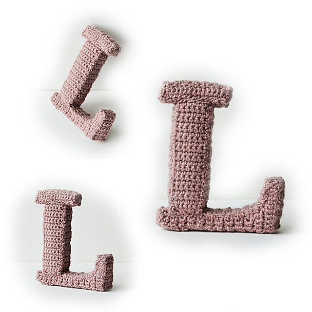 Ravelry: Letter L pattern by Joyce Overheul