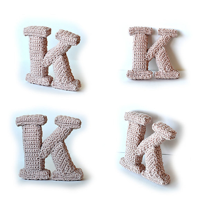 Ravelry: Letter K pattern by Joyce Overheul