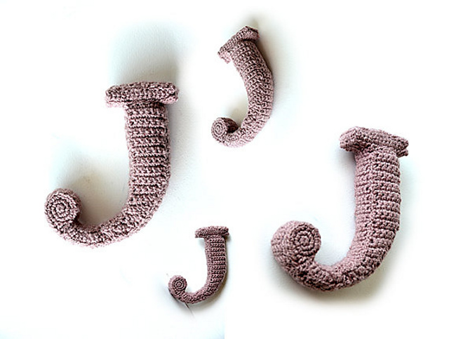 Ravelry: Letter J pattern by Joyce Overheul