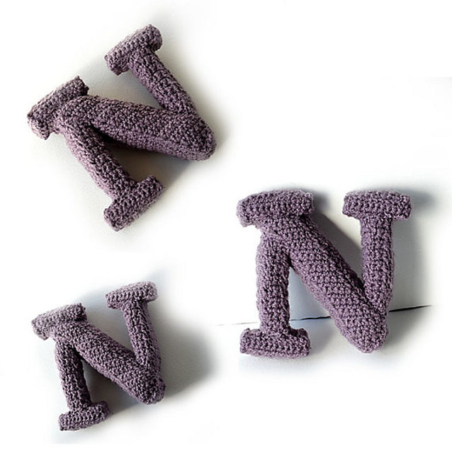 Ravelry: Letter N pattern by Joyce Overheul